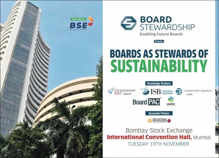 Global Leaders at Board Stewardship’s Landmark Event Advocate Steward ...