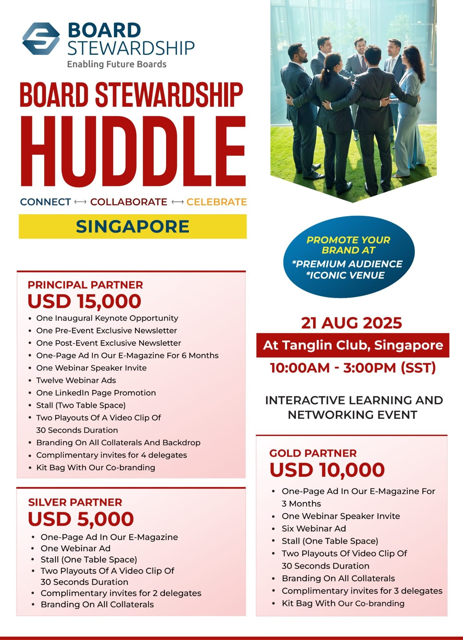 Sponsorship for Board Stewardship Huddle – boardstewardship.com